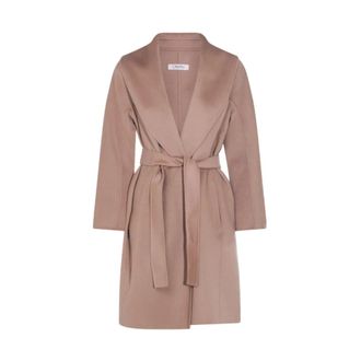 Max Mara Femme, Manteaux, Brun, Taille: 36 FR Manteau Ceintur&eacute;