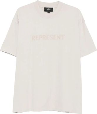 Represent t-shirt à logo brodé - Tons neutres