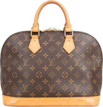Louis Vuitton Crossbody Bags - Louis Vuitton Canvas Monogram Alma PM Handbag - Gr. unisize - in Braun - für Damen