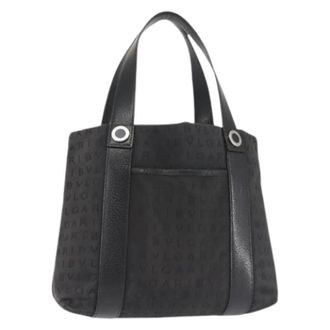 Bulgari Pre-owned Canvas Handbag - - Pre-owned - Damen - Schwarzk - ONE SIZE
