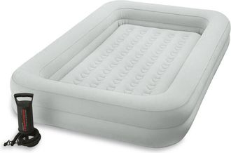 Intex Kinderluftbett 168x107x25 cm - Aufblasbare Matratze von Intex f&uuml;r Kleinkinder - mit Handpumpe