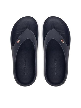 Tommy Hilfiger Zehentrenner Th Comfort Beach Sandal FW0FW08522 Dunkelblau
