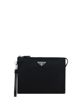Prada Mens Beauty Case Black Polyamide Wash Bags