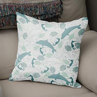 Bonamaison Le Jardin du Lin Kissen Zierkissenbezug Kissenbezug, Zufälliges Muster Dekoration, Für Zuhause Autos Büro Sofa Wohnzimmer Couch Schlafzimmer Dekor, 50