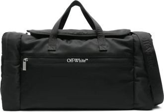 Off-white Homme, Sacs, Noir, Taille: ONE Size Sac Weekender Logo Noir