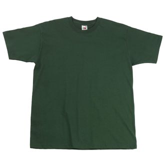 Fruit Of The Loom Valueweight-T-Shirt f&uuml;r M&auml;nner, kurze &Auml;rmel, Rundhalsausschnitt (kein V-Ausschnitt) Gr. XXXL, flaschengr&uuml;n