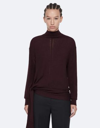 AllSaints Tilley Pullover in Bordeauxbraun