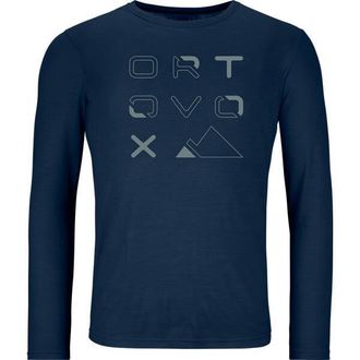 Ortovox Herren Shirt 185 MERINO BRAND OUTLINE LS M