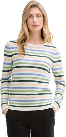Tom Tailor Damen Strickpullover aus Bio-Baumwolle