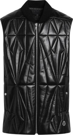 Rick Owens Homme, Vestes, Noir, Taille: L Flight Leather Vest