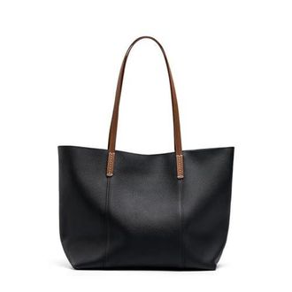 Generic Grand sac fourre-tout pour femme - Sac &agrave; main &agrave; bandouli&egrave;re en cuir v&eacute;g&eacute;talien - Sac &agrave; main hobo d&eacute;contract&eacute; - Sacs l&eacute;gers sous les bras - Navetteur, 