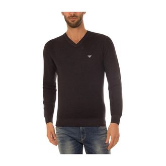 Armani Jeans Gem&uuml;tlicher Strickpullover - - Knitwear - Herren - Schwarzk - M