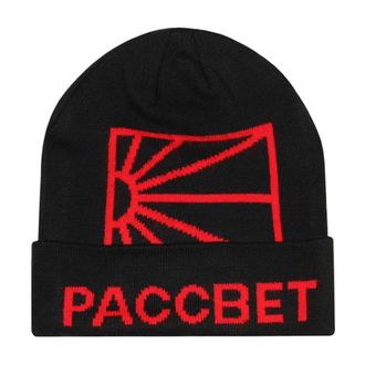 Rassvet Homme, Accessoires, Noir, Taille: ONE Size Bonnet Logo Tricot&eacute;