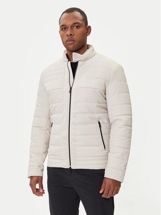 Guess &Uuml;bergangsjacke M4YL16 WFHD0 &Eacute;cru Regular Fit