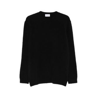 Scaglione Rundhals-Pullover - - Knitwear - Herren - Schwarzk - L