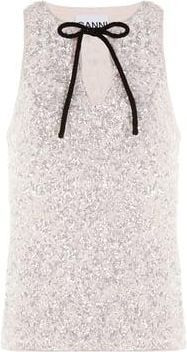 Ganni Top &agrave; sequins