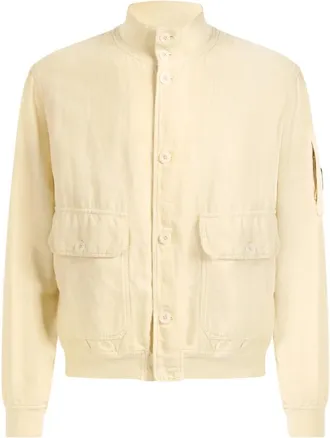 C.P. Company C.p. Company, Homme, Vestes, Jaune, Taille: L Veste M&eacute;lange de Lin