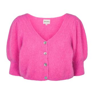 Americandreams Americandreams, Femme, Pulls, Rose, Taille: 40 FR Manda Alpaca Cardigan