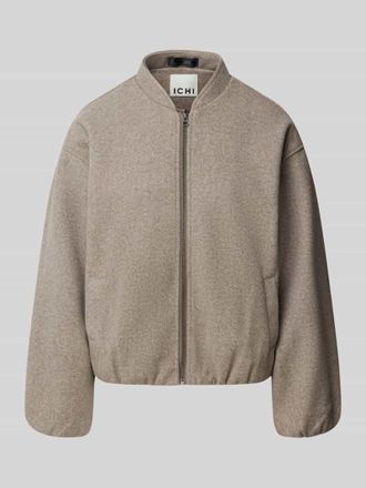 Ichi Jacke mit Stehkragen und Rei&szlig;verschluss Modell JANNET