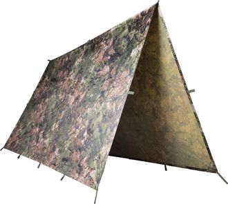 Mil-Tec Tarp PE Ripstop 3×3 m - Camping Zeltplane mit 19 Befestigungsschlaufen - Universell einsetzbare Outdoor Plane - Als Regenschutz, Zeltersatz, Sonnenseg