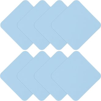 Hemobllo POPETPOP 8 St&uuml;ck Pack Silikon Topfuntersetzer 90x90mm Hitzebest&auml;ndige rutschfeste Tischmatten f&uuml;r Hei&szlig;e Speisen Wiederverwendbare K&uuml;chentischsets f&uuml;r 