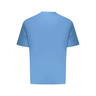 Napapijri Logo-Print Cotton T-Shirt - Blue