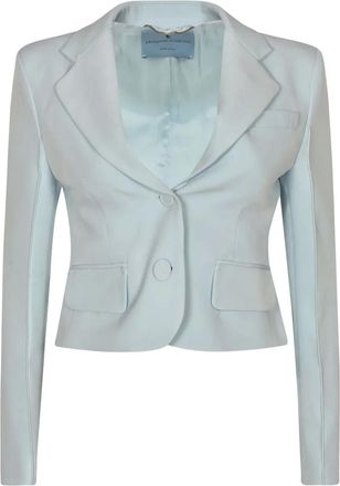 Ermanno Scervino veste courte à simple boutonnage - Bleu