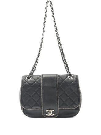 Chanel sac porté épaule matelassé (2019) - Noir