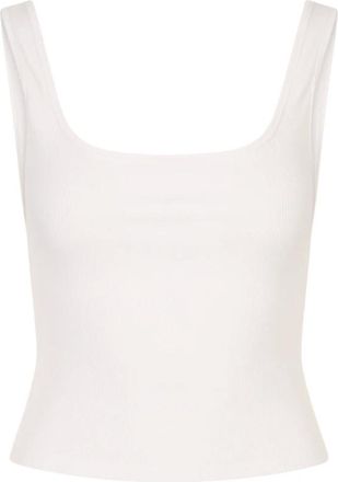 Alice & Olivia Femme, Tops, Blanc, Taille: 42 FR Hauts sans manches