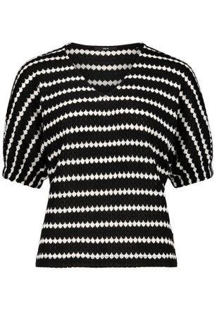 Zero T-Shirt Damen mit V-Ausschnitt (1-tlg) Material