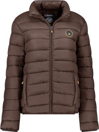 Geographical Norway ATIKAMAP Femme - Doudoune L&eacute;g&egrave;re Matelass&eacute;e Mi-Saison - Blouson Chaud Daily Wear - Veste Outdoor Coupe-Vent avec Capuche Amovible - Style Urbain Autom