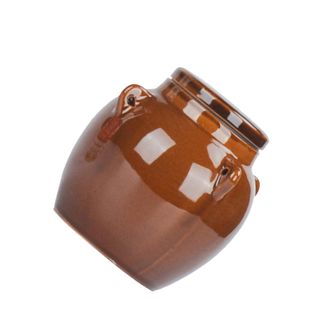 Cabilock Keramik Honigtopf Mit Deckel Für Vorratsglas Gewürz Salz Und Soßenbehälter Geeignet Für Küche Und Zuhause