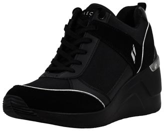 Skechers Street Million-High N Fly Damen-Sneaker, Schwarz, 37 EU