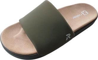 Rieker Herren Pantoletten U3250, M&auml;nner Slipper,Backless Slipper,Gartenschuhe,Sommerschuhe,sommerclogs,Schlupfschuhe,Slides,gr&uuml;n (54),45 EU / 10.5 UK