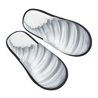 Generic Pantoufle Maison Motif De Tornade Hiver Pantoufles Confortable Chaudes Pantoufles Doux Hiver Chaussures Chaudes Pour Salon Chambre Maison L