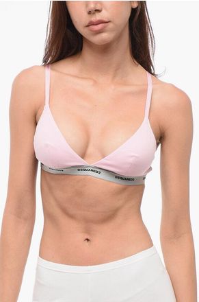 Dsquared2 Triangle Bra with Logoed Elastic Band size I