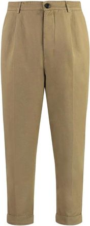Dondup Homme, Pantalons, Beige, Taille: W35 Pantalon en serg&eacute; de coton