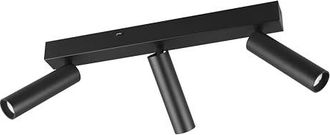 Trio Leuchten LED Spotleuchte Ambala 849210332, Metall Schwarz matt, inkl. 3x 5.5 Watt LED, Lichtfarbe einstellbar, Switch Dimmer