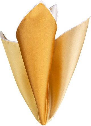 Ascot Herren Einstecktuch gelb