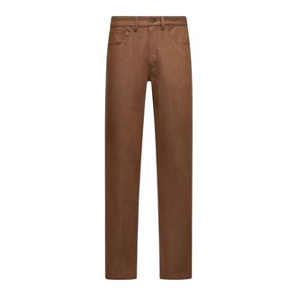 Moncler Straight Leg Denim Jeans - - Trousers - Herren - Braun - S