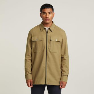 G-Star GPO Zip Overshirt - Grün - Herren