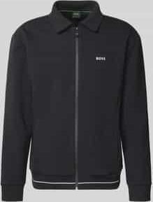 HUGO BOSS Regular Fit Sweatjacke aus Baumwoll-Mix Modell SW_Member