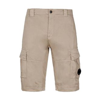 C.P. Company C.p. Company, Homme, Shorts, Beige, Taille: S Short Cargo Stretch en Sateen
