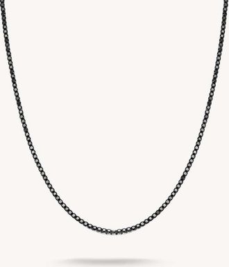 Thomas Sabo Halskette in Silber und Schwarz