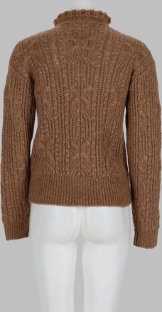 Moncler Cable-Knit Alpaca-Blend Sweater - Brown