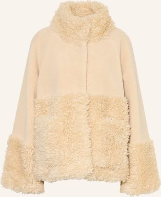 Darling Harbour Darling Harbour Teddyfell-Jacke beige