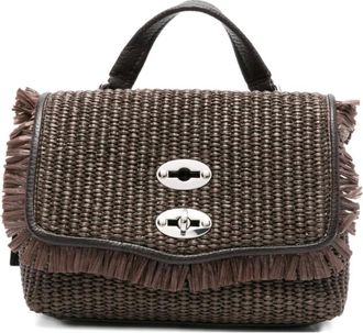 Zanellato Femme, Sacs, Brun, Taille: ONE Size Postina Vimini Baby Handbag