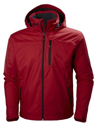 Helly Hansen Herren Crew Midlayer Jacke mit Kapuze, Rot, S