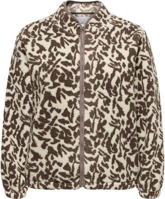 Only Carmakoma Fleecejacke CARNEW DALLAS L/S HIGHNECK JCKT SWT OTW Polyester