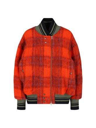 Dries Van Noten Mohair-Bomberjacke